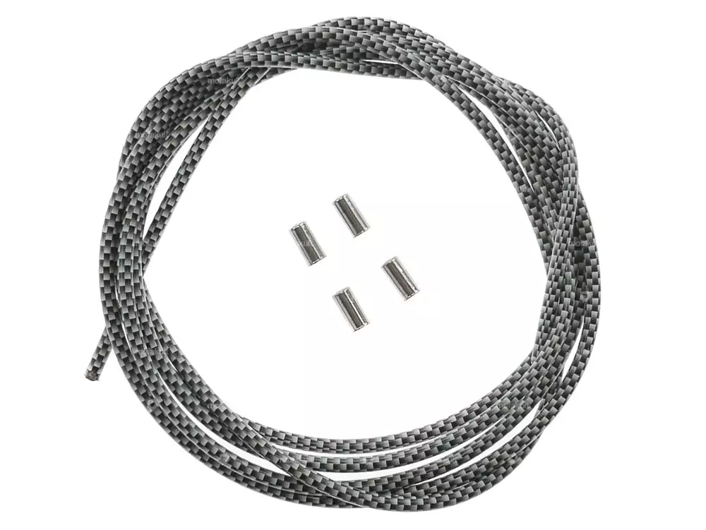 Cable sheath Ø 5 mm carbon 2.5 m metal inner sheath | mofakult