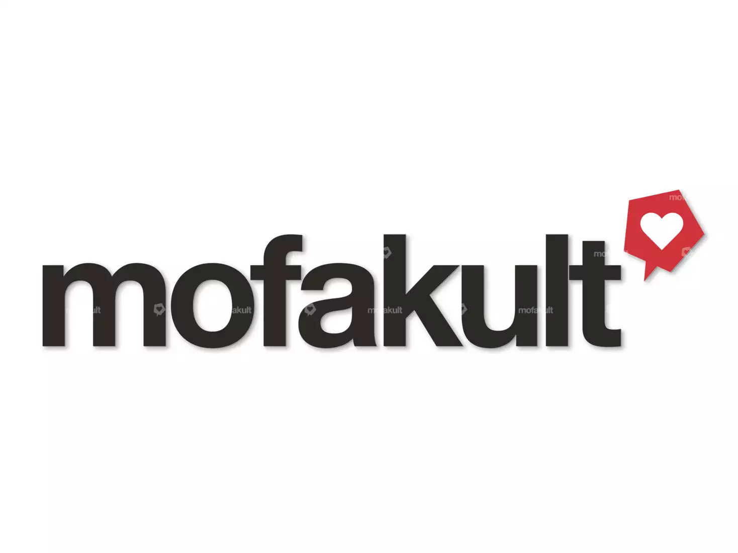 mk-Merch Aufkleber «mofakult» Folienplott 200 x 50 mm schwarz | mofakult