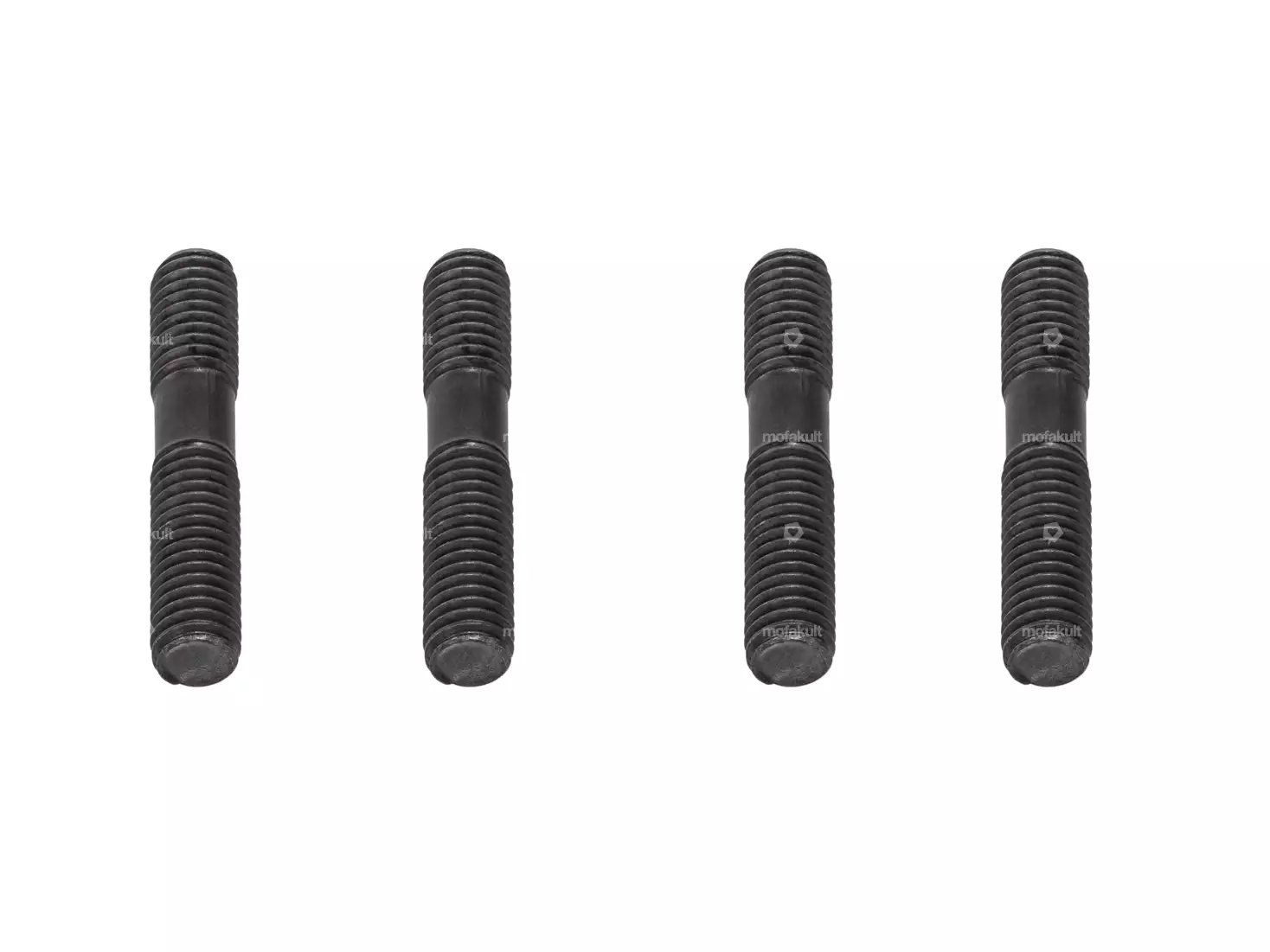 Set Stehbolzen M6x35 brüniert | mofakult