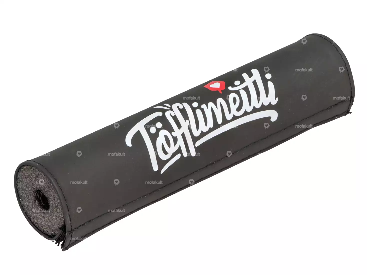 mk-Merch handlebar protection "Töfflimeitli" 20 cm black | mofakult