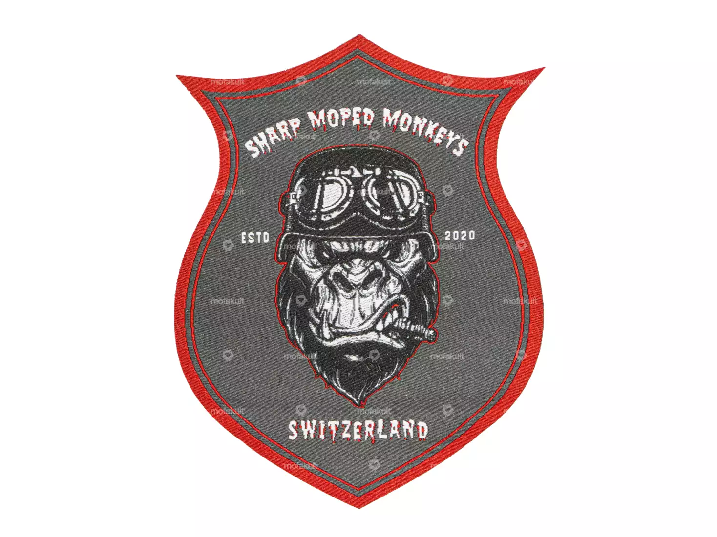 Gang Patch «Sharp Moped Monkeys» 80 x 100 mm | mofakult