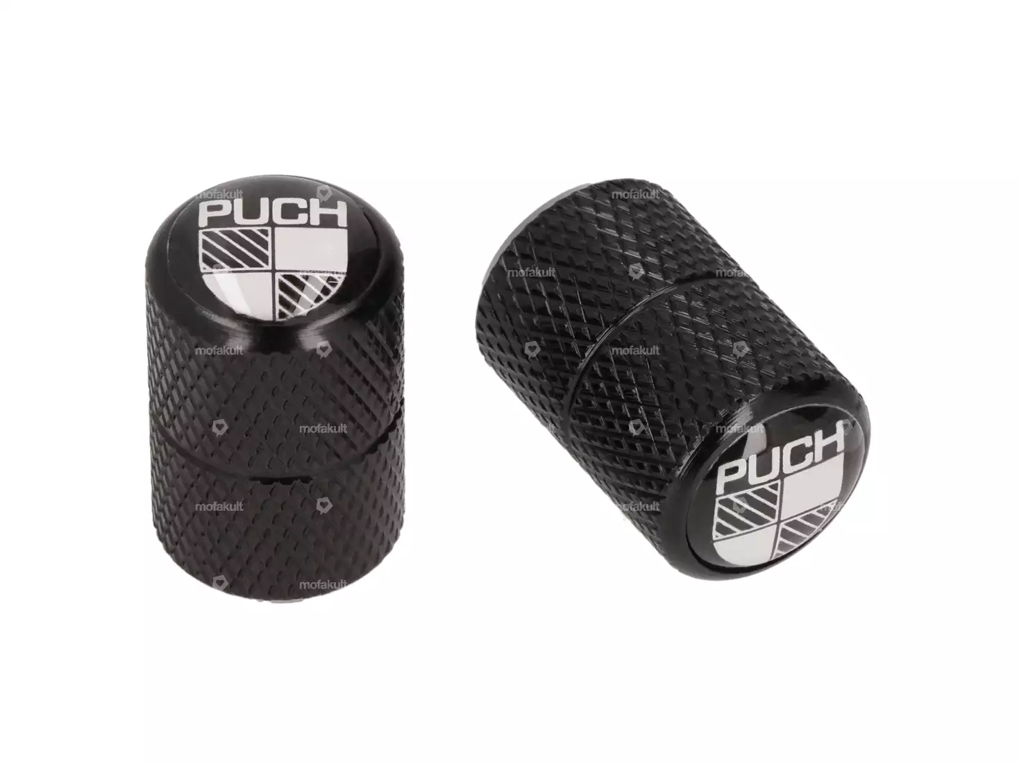 mk-Merch valve cap Puch aluminum black | mofakult