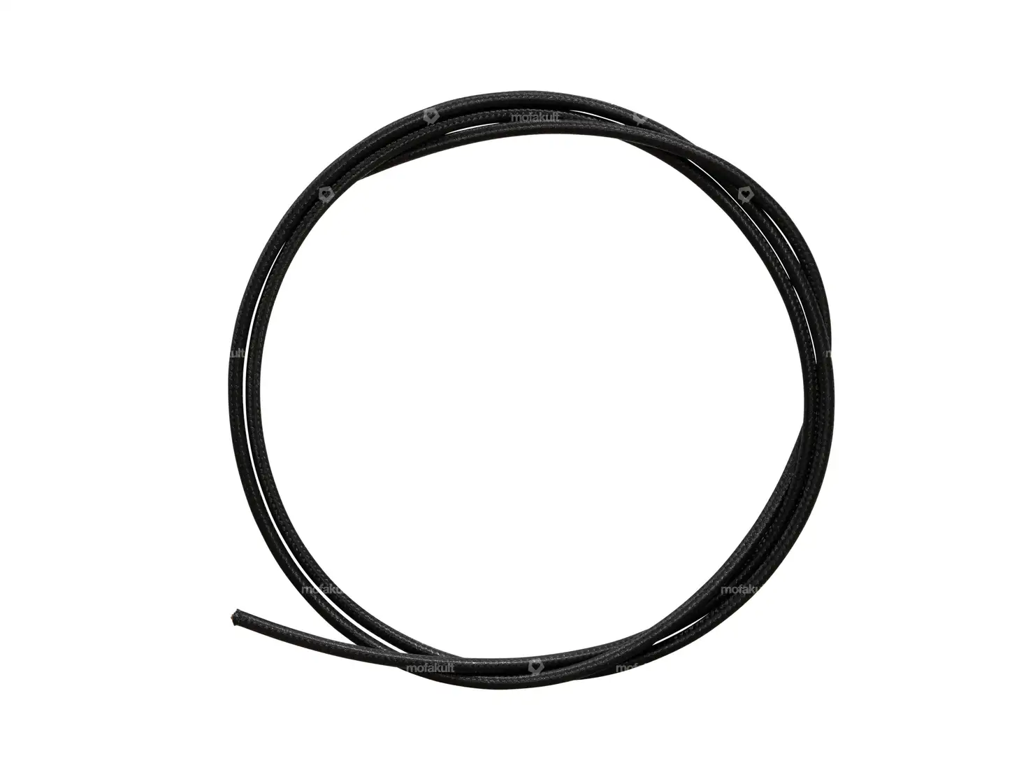 Power cable 1-core textile 2.5 mm² (per meter) black | mofakult
