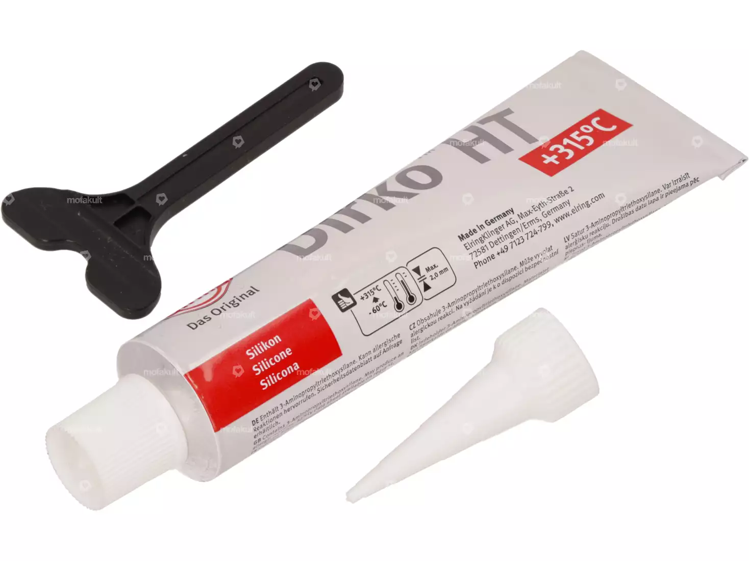 Elring Dirko HT Dichtmasse beige (Silikon) 70 ml dauerelastisch bis 315 ...