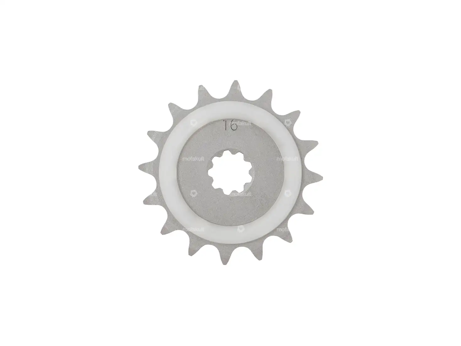 GPO pinion 16 teeth rubber pad white | Puch | mofakult