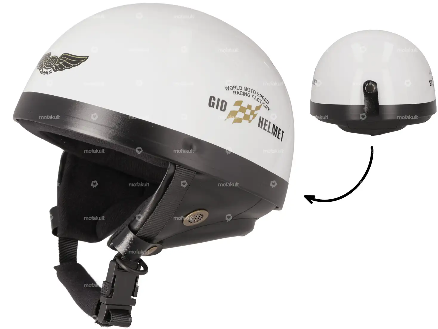 Topfhelm weiss | mofakult