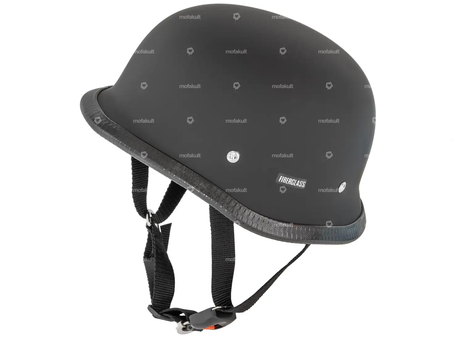 Topfhelm «Military» schwarz matt | mofakult