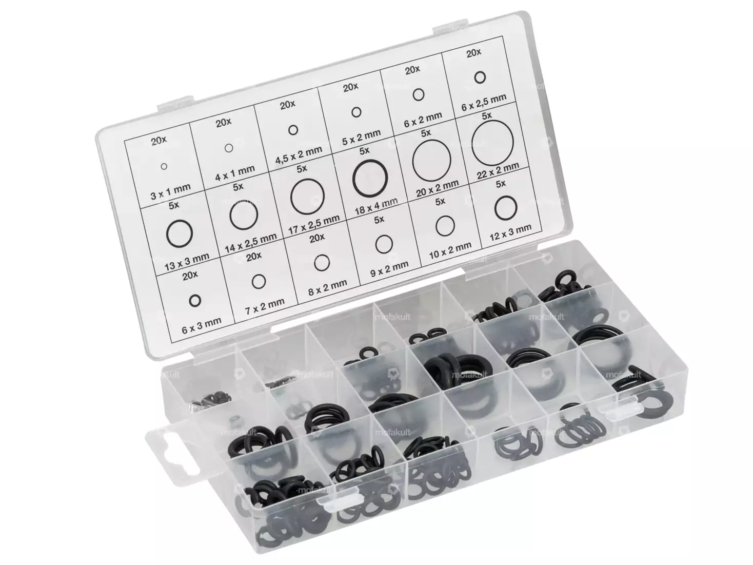 BGS O-Ring Sortiment Ø 3 - 22 mm | mofakult
