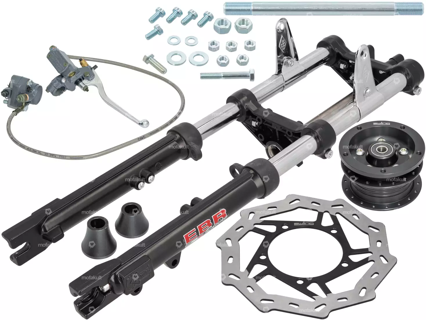 swiing® ingenious disc brake set spoke rim EBR hydraulic | Piaggio Ciao ...