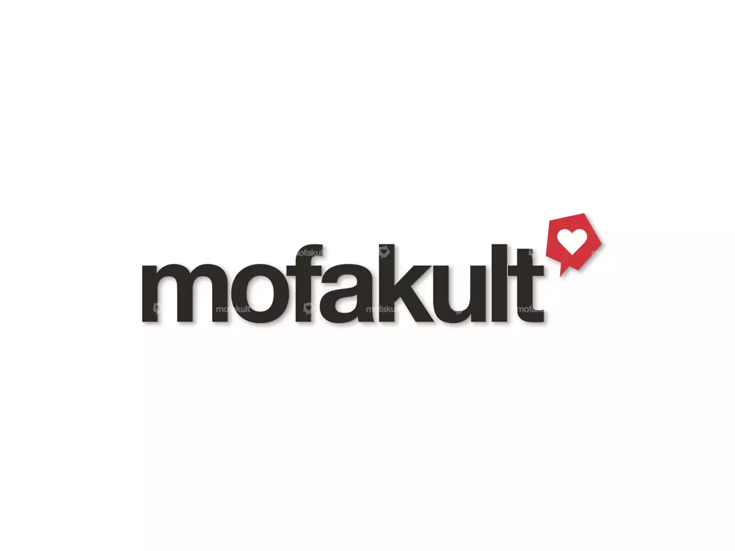 mk-Merch Aufkleber «mofakult» Folienplott 80 x 20 mm schwarz | mofakult