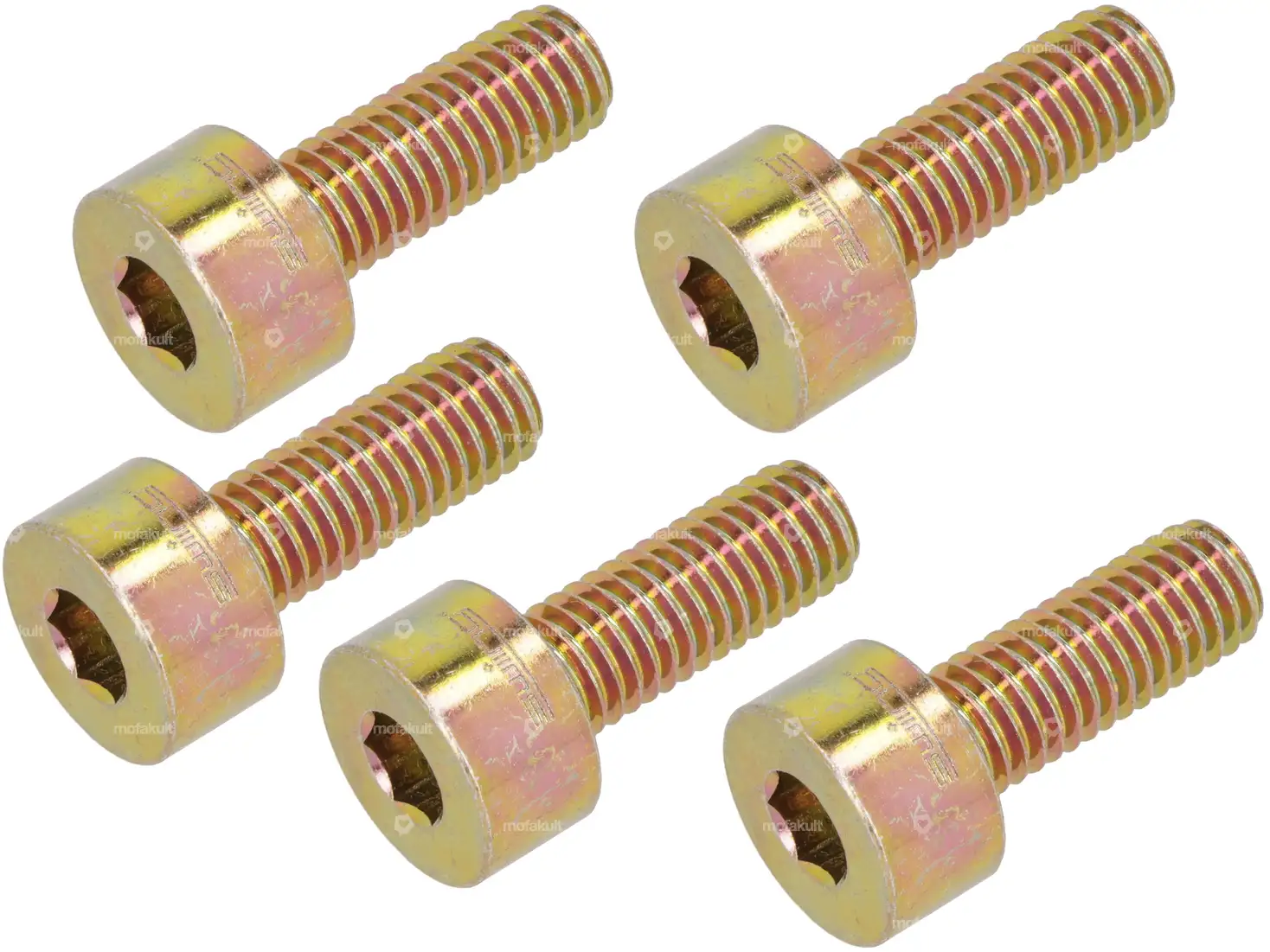swiing® revival screw set M8x22 cylinder head cast hub yellow ...