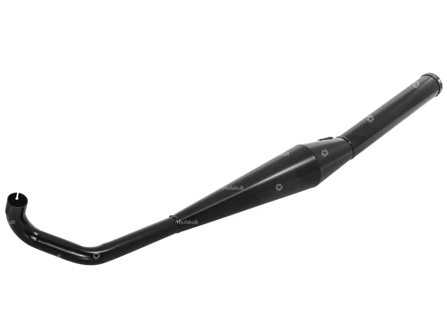HOMOET exhaust P4 28 mm black | Hercules Prima, Optima | mofakult
