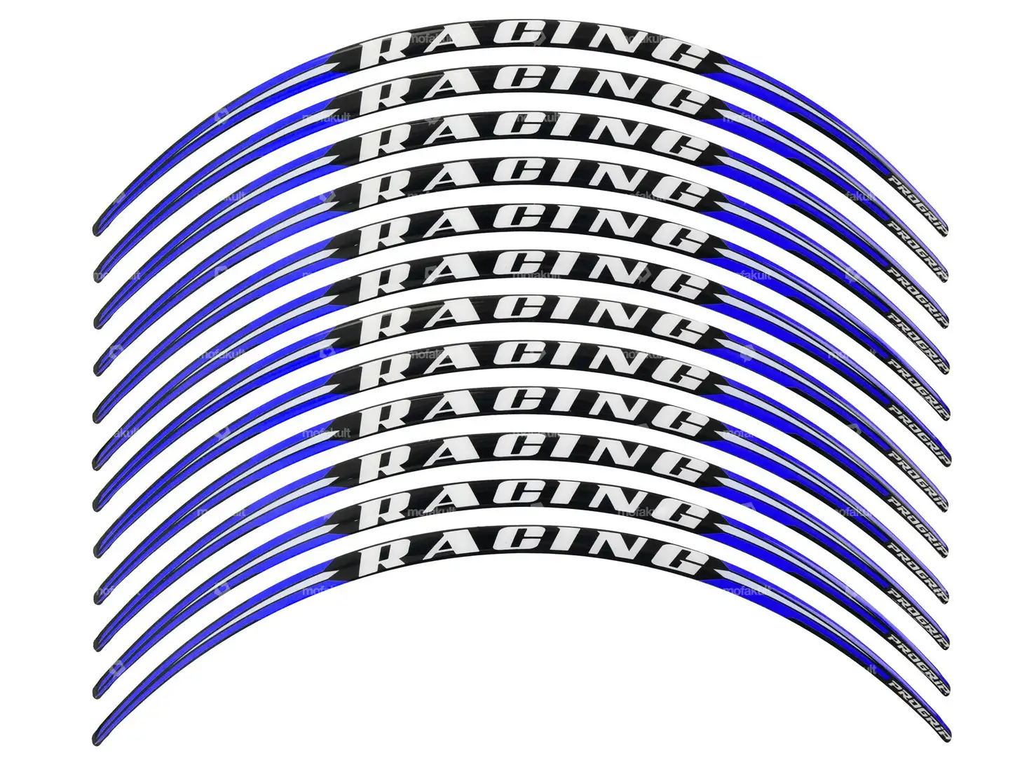 ProGrip sticker rims Racing blue | mofakult
