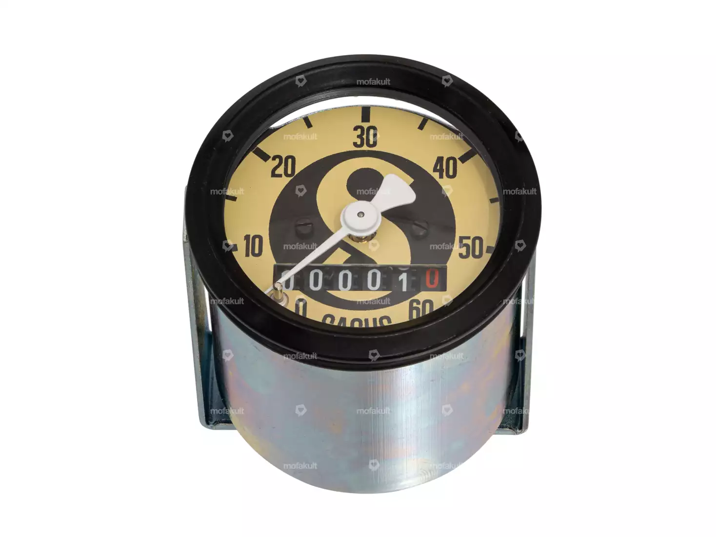 66HEROES Tacho 60 km/h Ø 48 mm | Sachs-Logo | mofakult