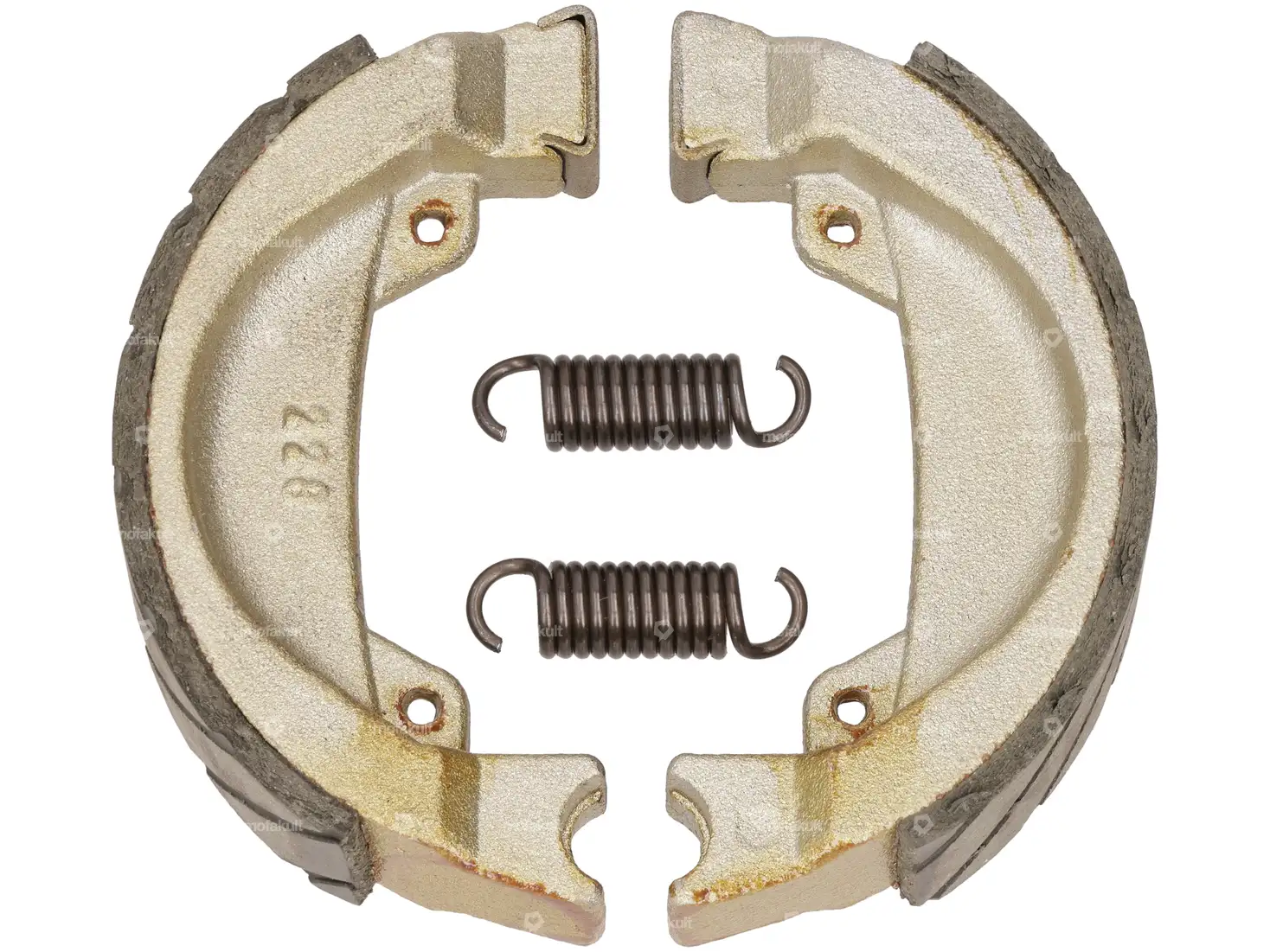 NewFren brake shoes Ø 104 x 22 slotted | Garelli | mofakult