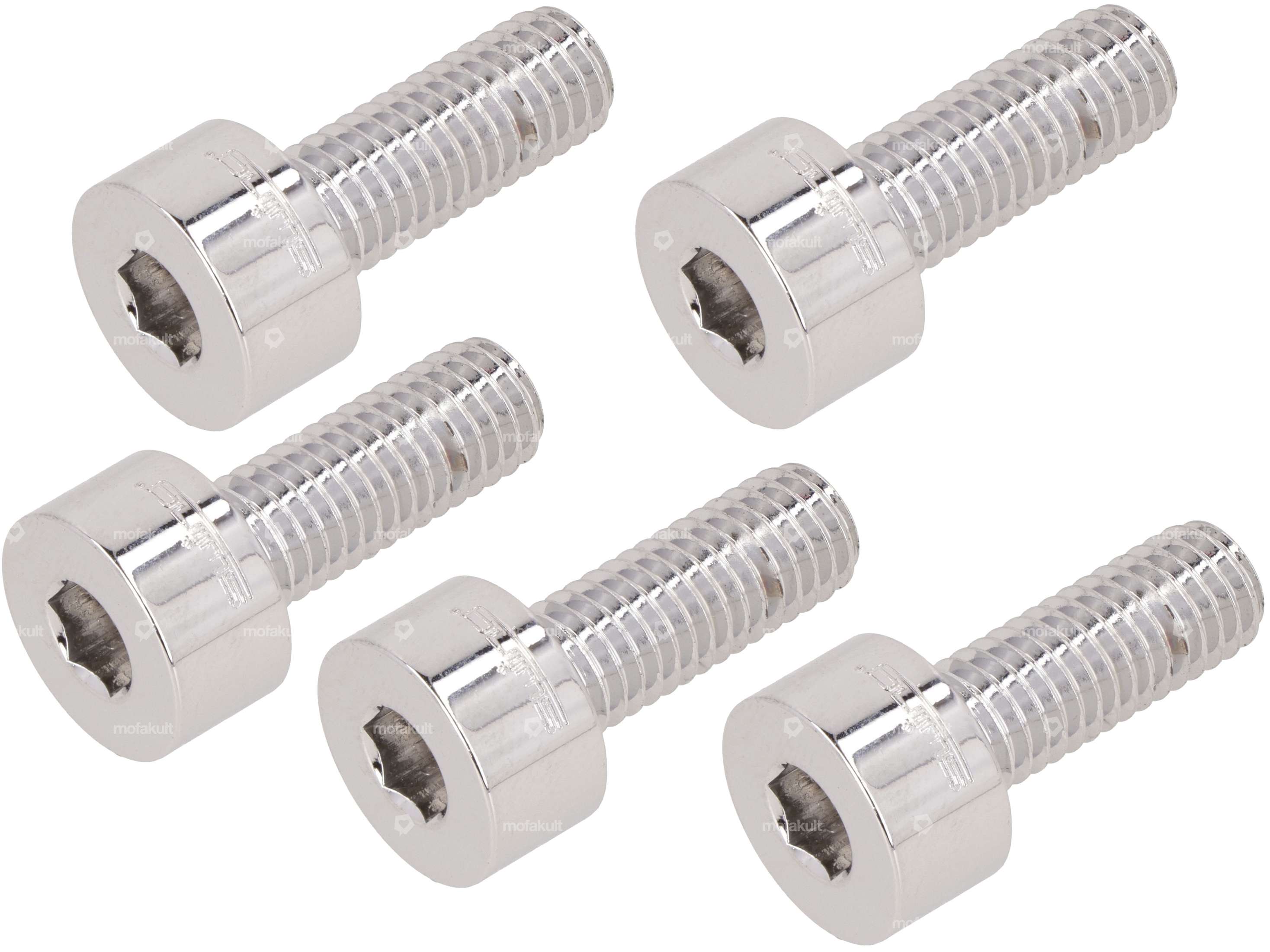 swiing® revival screw set M8x22 cylinder head cast hub chrome | Puch ...